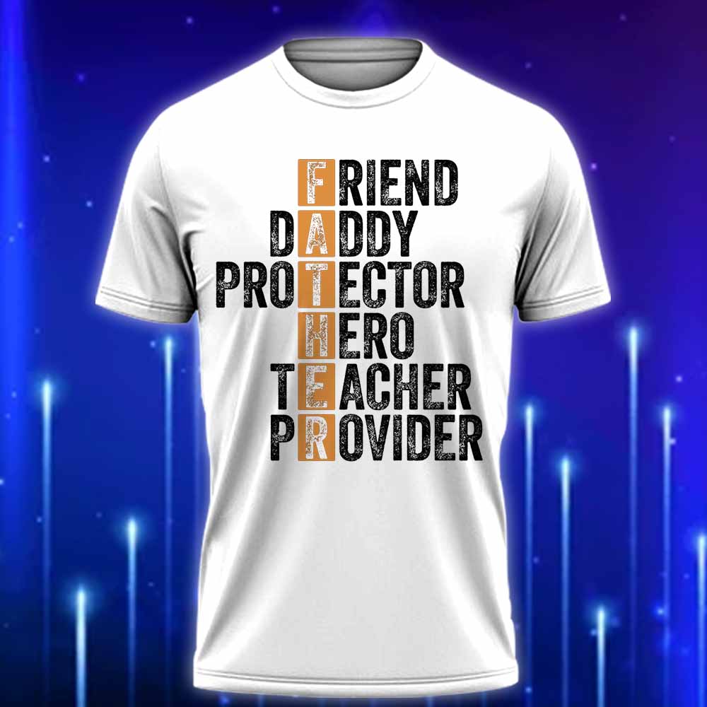 The Ultimate Dad T-Shirt Gift 2025: Father Friend Daddy Protector Hero ...